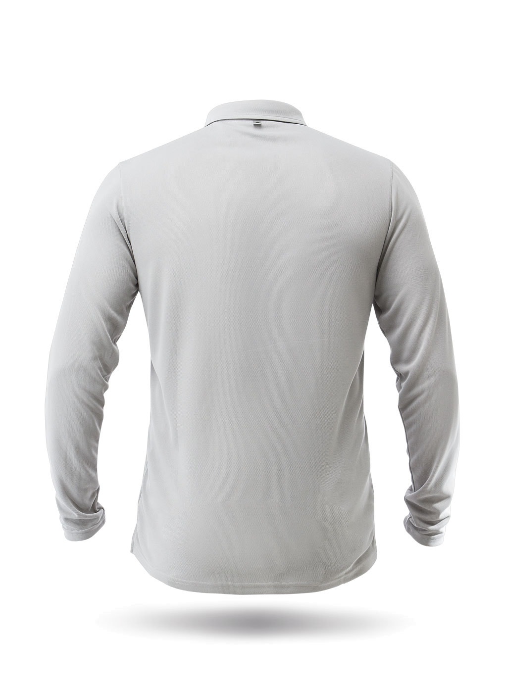 Mens ZhikDry LT Long Sleeve Polo - Ash | Australia
